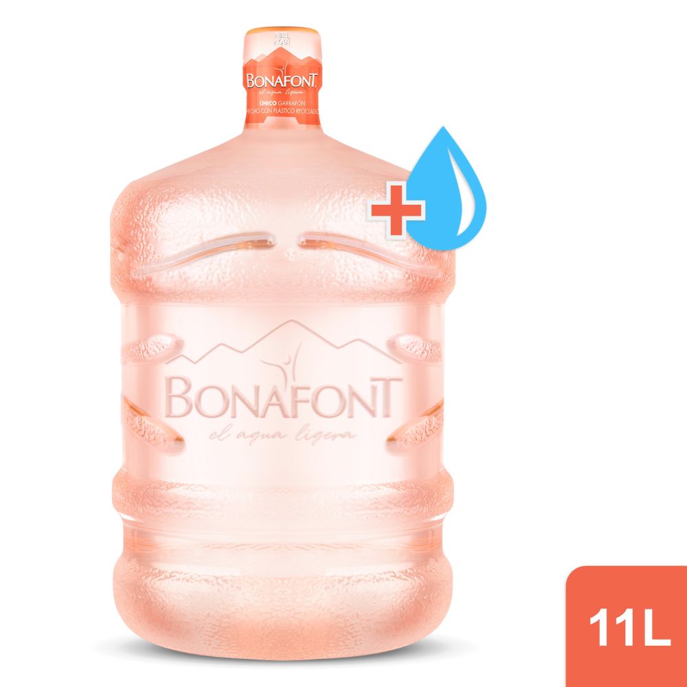 Garrafón con Agua Natural Bonafont 11L | Incluye envase